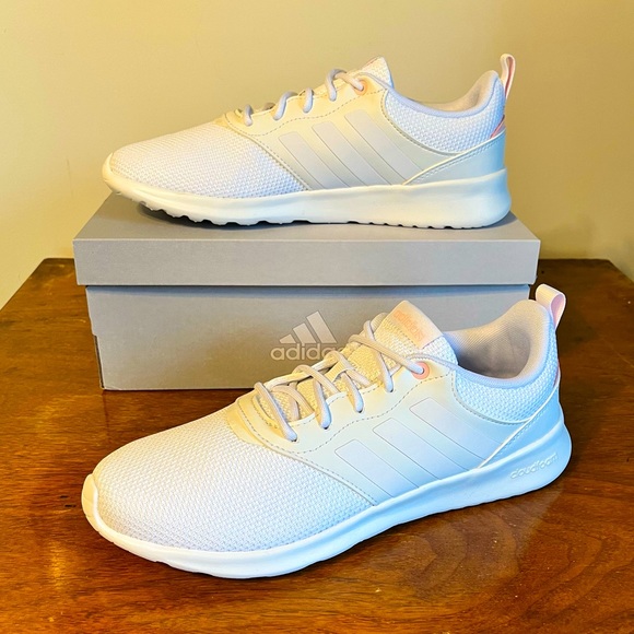 adidas | Shoes | Adidas Womens Qt Racer Whitepink | Poshmark